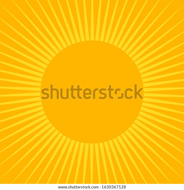Sunlight Rays Retro Background Round Frame Stock Vector (Royalty Free ...