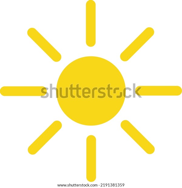 Símbolo soleado vector del logotipo del: vector de stock (libre de ...