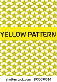 Sunny Yellow Stars Pattern Vector Art Stock Vector (Royalty Free ...