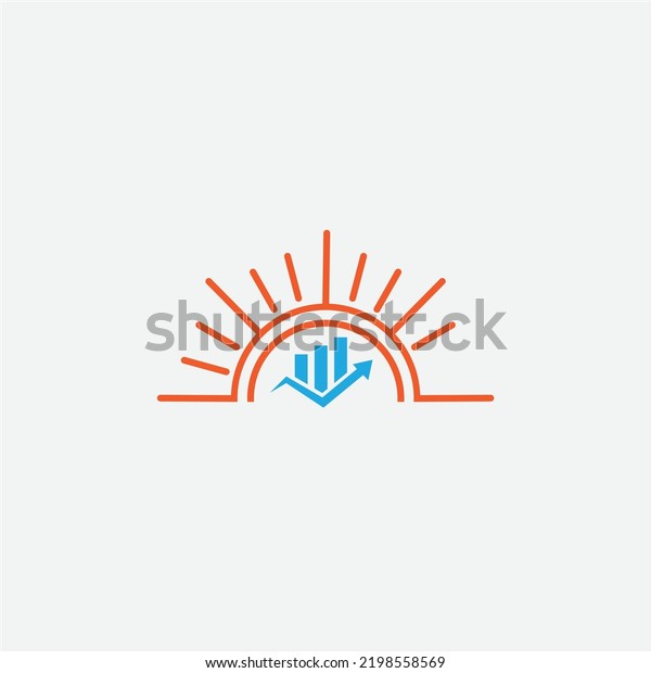 Sunrise Financial Logo Vector Template Stock Vector (Royalty Free ...