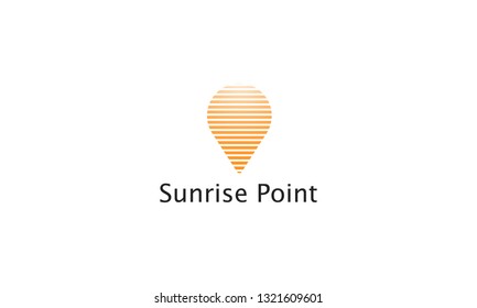 Sunrise Sunset Point Logo Stock Vector (Royalty Free) 1321609601 ...