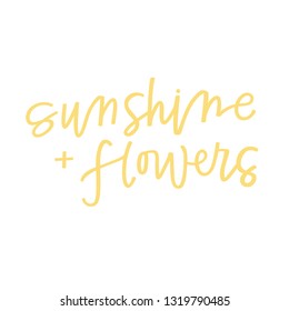 Sunshine Flowers Stock Vector (Royalty Free) 1319790485 | Shutterstock
