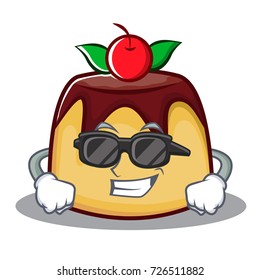Super Cool Pudding Character Cartoon Style Stock Vector (Royalty Free ...