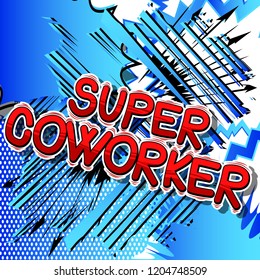 Super Coworker Vector Illustrated Comic Book Stock Vector (Royalty Free ...