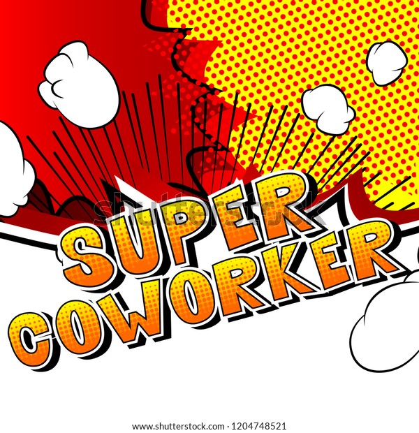 Super Coworker Vector Illustrated Comic Book Stock Vector (Royalty Free ...