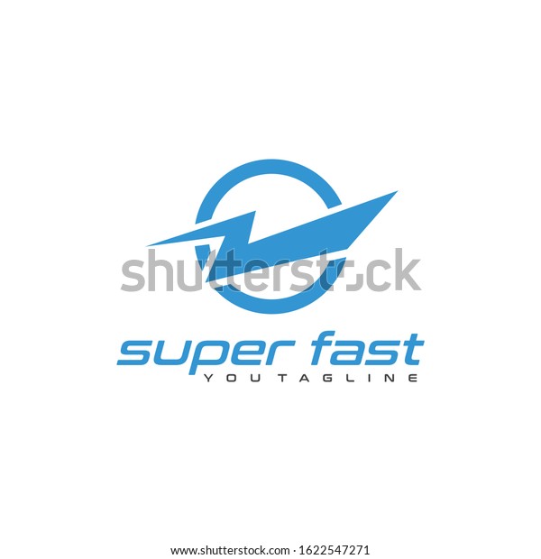 Super Fast Logo Modern Interiors: vector de stock (libre de regalías ...