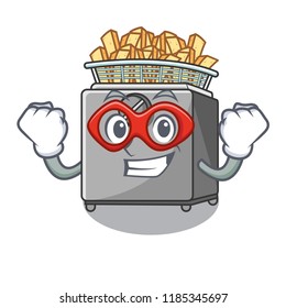Clock Character Deep Fryer On Restaurant Stock Vector (Royalty Free ...