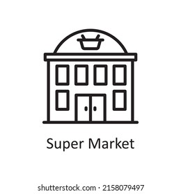 925 Super shop outline background Images, Stock Photos & Vectors ...