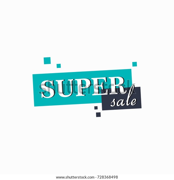 Super Sale Logo Vector Template Design Stock Vector (Royalty Free ...