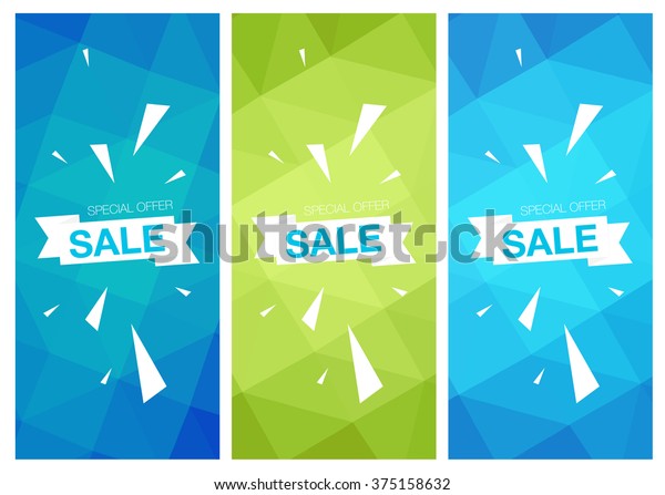 Super Sale Special Offer Vertical Banners Stock Vector (Royalty Free ...