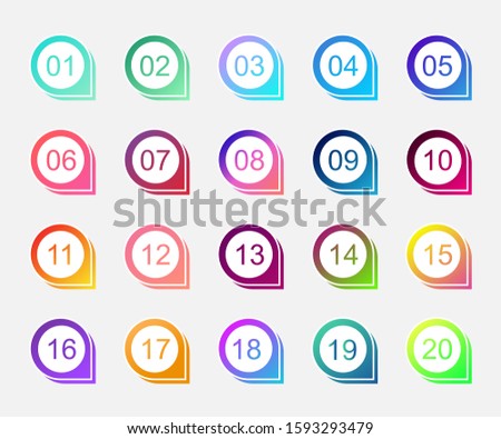 Numbers 1 20 Clipart | Free download on ClipArtMag