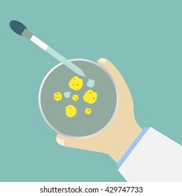 Superbugs Various Bacteria Microbes Cartoon Vector Stock Vector ...