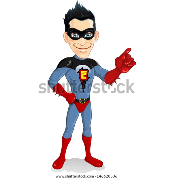 Superhero Finger Pointing Transparency Blending Effects: เวกเตอร์สต็อก ...