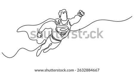 Superhero Drawing Outline | Free download on ClipArtMag