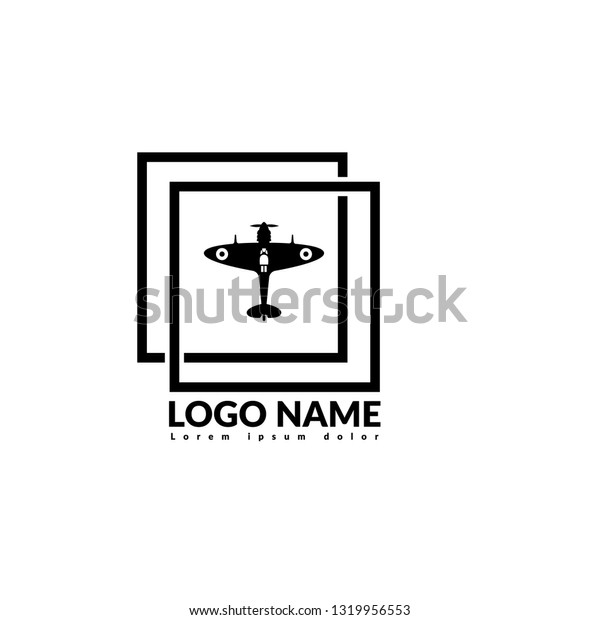 Supermarine Spitfire aircraft logo concept. Designed for your web site ...