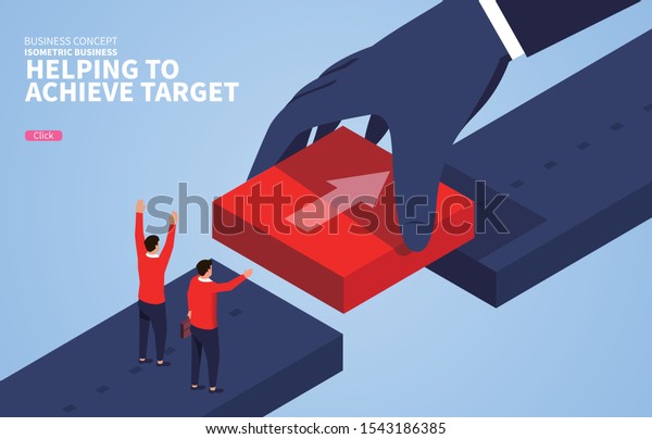 Support Huge Hands Connect Bridge Help Stock Vector (Royalty Free ...