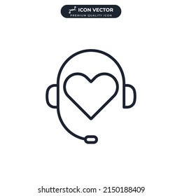 Support Icon Symbol Template Graphic Web Stock Vector (Royalty Free ...