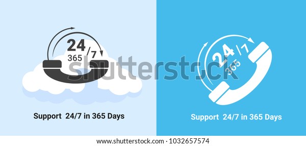 Support System Online Support Customer Service Stock Vector (Royalty ...