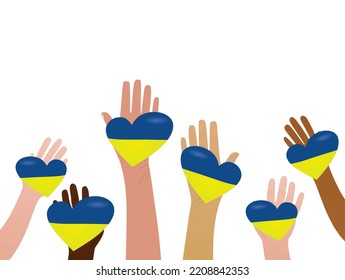 Support Ukraine Sign Vector Illustration Stock Vector (Royalty Free ...
