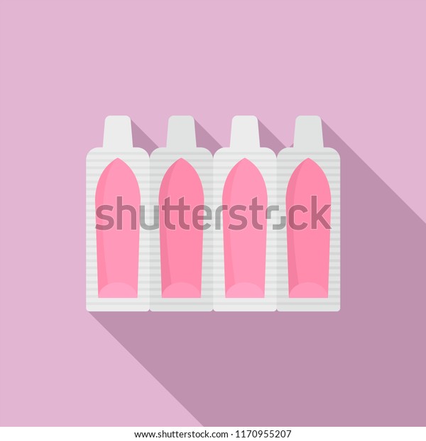 Suppositories Icon Flat Illustration Suppositories Vector Stock Vector ...