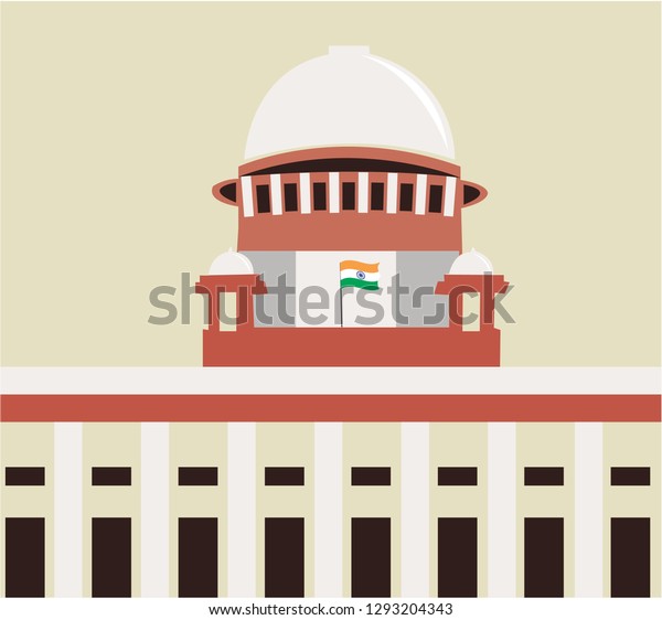 Supreme Court India Stock Vector (Royalty Free) 1293204343 | Shutterstock