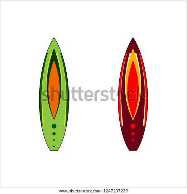 Surf Board Graphics Stripe Vinyl Ready Stock Vector (Royalty Free ...