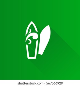 Surf Board Icon Metro User Interface Stock Vector (Royalty Free ...