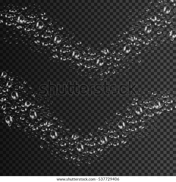 Surge Water On Transparent Background Wave: стоковая векторная графика ...