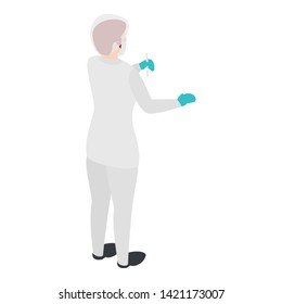 Surgeon Character Isometric Design Stock Vector (Royalty Free ...