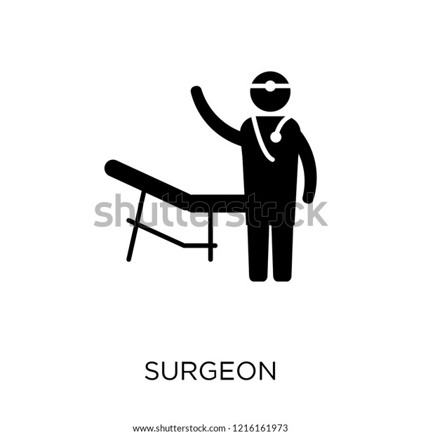 Surgeon Icon Surgeon Symbol Design Professions Stock Vector (Royalty ...