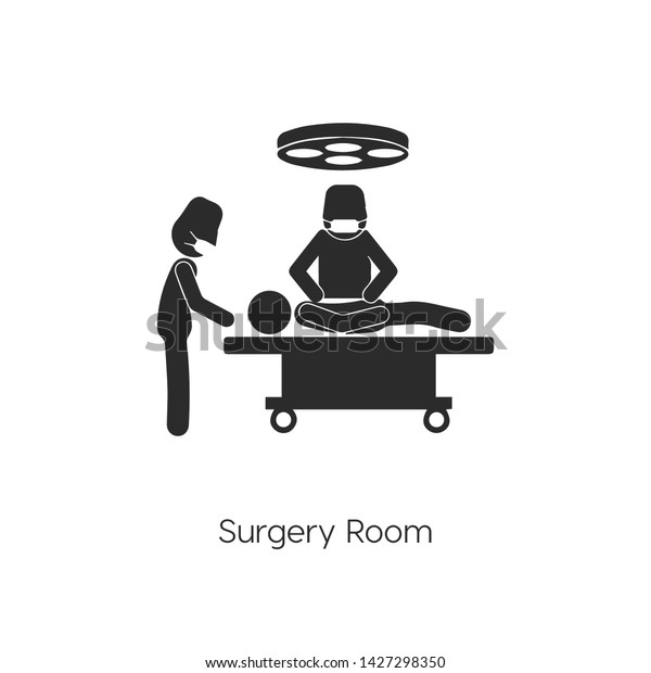 Surgery Room Icon Vector Surgery Room Stock Vector (Royalty Free ...