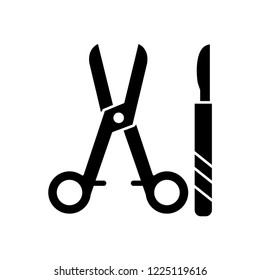 Surgical Instruments Icon Templates Stock Vector (Royalty Free) 1225119619