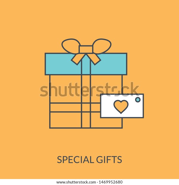 Surprise Gift Icon Opened White Box Stock Vector (Royalty Free) 1469952680