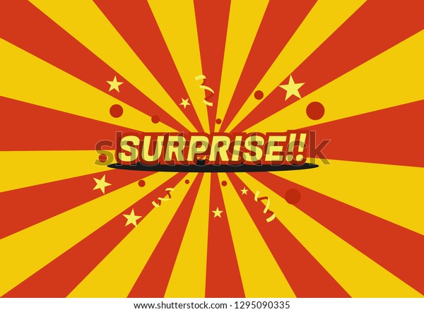 Surprise Orange Radial Background Stock Vector (Royalty Free ...