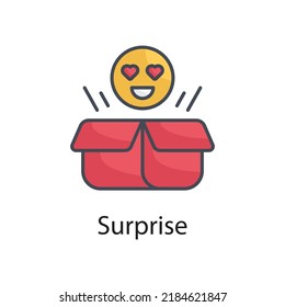 Surprise Vector Filled Outline Icon Design Stock Vector (Royalty Free ...