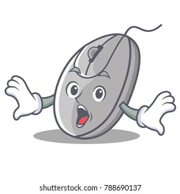 Surprised Mouse Mascot Cartoon Style Stock Vector (Royalty Free ...