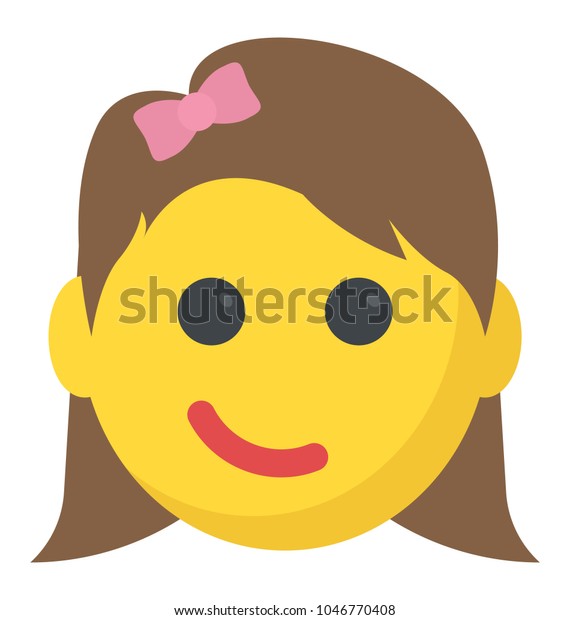 Surprised Smirking Emoticon Face Stock Vector (Royalty Free) 1046770408 ...