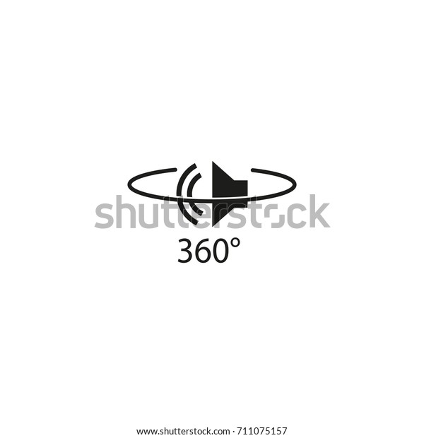 Surround Sound Symbols Icon Vector Illustration Stock Vector (Royalty ...