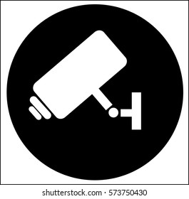Surveillance Camera Symbol Stock Vector (Royalty Free) 573750430 ...