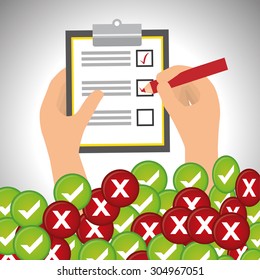 Survey Digital Design Vector Illustration 10 Stock Vector (Royalty Free ...