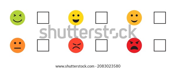 Survey Scale Customer Satisfaction Feedback Service Stock Vector ...