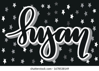 236 Susan name Images, Stock Photos & Vectors | Shutterstock