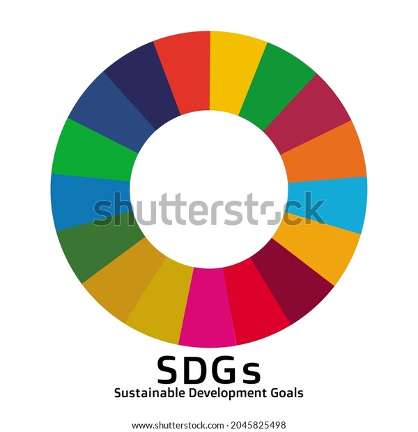 Sustainable Development Goals Alphabet Sdgs Illustration Stock Vector ...