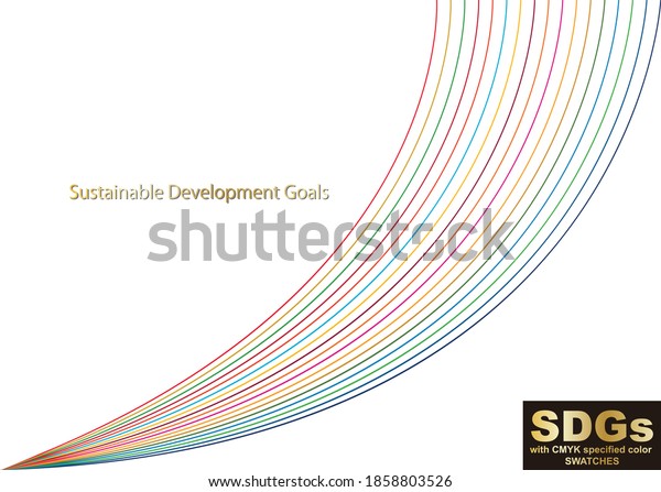 Sustainable Development Goals Cmyk Specified Color Stock Vector ...