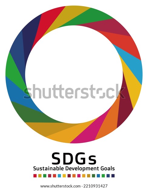 Sustainable Development Goals Sdgs 17 Concept Stock Vector (Royalty ...