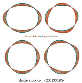 Sustainable Development Goals Sdgs Image Beautiful Stock Vector ...