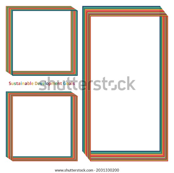 Sustainable Development Goals Sdgs Image Beautiful Stock Vector ...