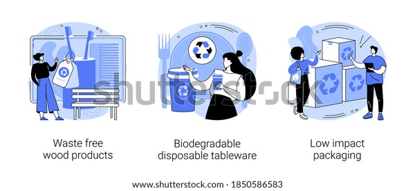 Sustainable Materials Abstract Concept Vector Illustration Stock Vector ...