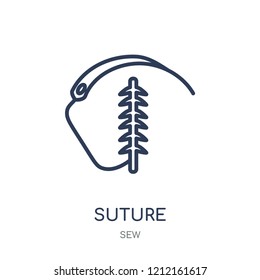 Suture Transparent Icon Suture Symbol Design Stock Vector (Royalty Free ...