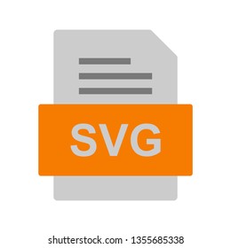 Svg File Document Icon Stock Vector (Royalty Free) 1355685338 ...